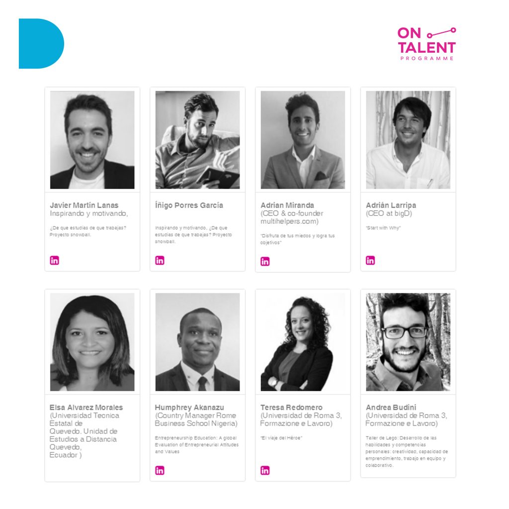 Adrián Larripa speaker en On Talent Programme - bigD